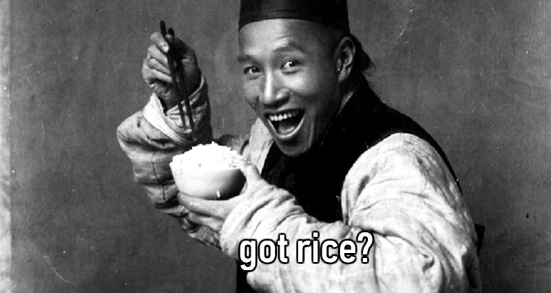The Real Story Behind The 1900s Photo Of A Chinese Man Eating Rice